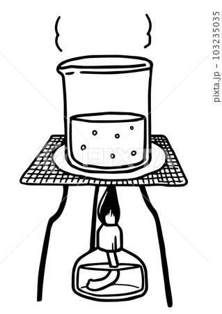 Boiling Water In Beaker Clip Art